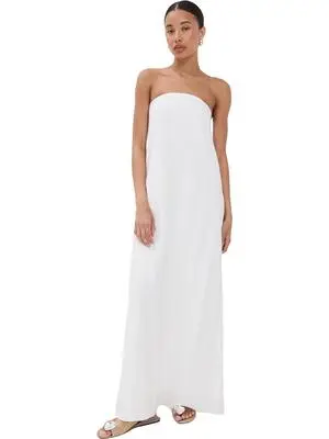 Sablyn Arden Strapless Maxi Dress - White
