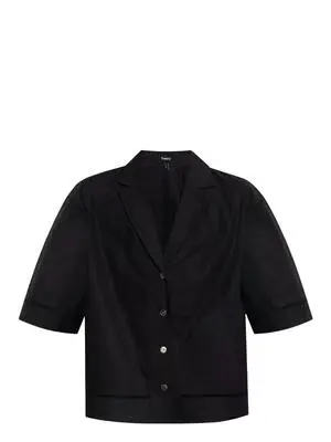 THEORY Short-Sleeve Collared Shirt