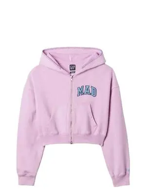 Gap X Madhappy Full Zip Cropped Hoodie - Lavender