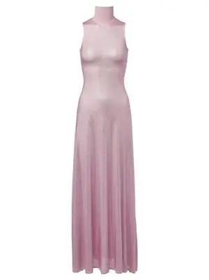 David Koma Ruched Sequined Maxi Dress - Pink