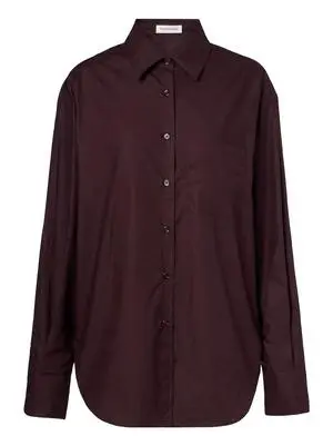 THE FRANKIE SHOP Lui Cotton Poplin Shirt