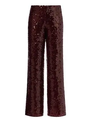 OSEREE Oséree Marylin Sequined Wide-Leg Pants