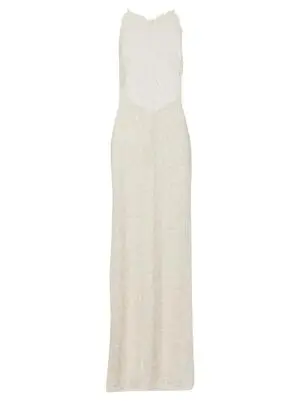 ALEXANDRA MIRO Arabella Lace Maxi Dress - White
