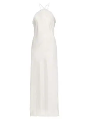 Rixo Harlan Lace-trimmed Satin Slip Dress - White