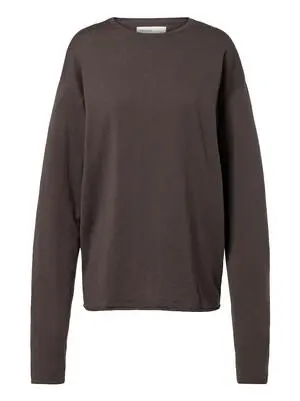 Extreme Cashmere N°347 Aries Cotton And Cashmere Sweater - Grey