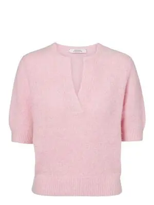 Dorothee Schumacher Luxury Love Cashmere-blend Top - Pink