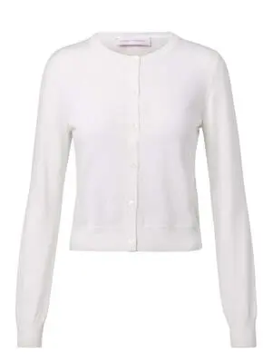 Carolina Herrera Silk And Cotton Cardigan - White