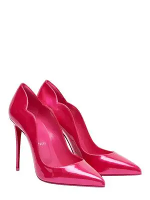 CHRISTIAN LOUBOUTIN Hot Chick 110 Patent Leather Pumps - Pink