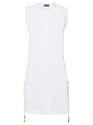 TOM FORD Open-knit Minidress - White