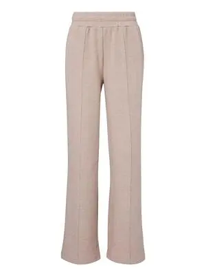 Varley Taupe Marl Wide-leg Sweatpants - Grey