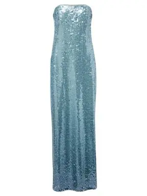 Simkhai Leilani Sequined Gown - Blue