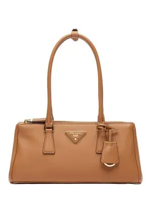 Prada Galleria Medium Leather Tote Bag - Brown