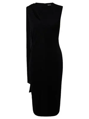 TOM FORD Scarf-detail Crêpe Jersey Cocktail Dress - Black