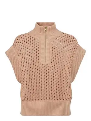 Varley Gaines Cotton Sweater - Beige