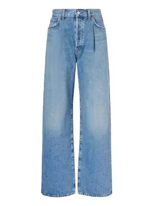 AGOLDE Franka Mid-rise Wide-leg Jeans - Blue