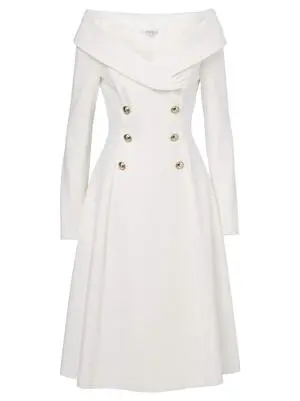 Dorothee Schumacher Pleated Blazer Dress - White