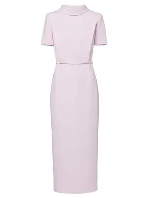 Roland Mouret Cady Midi Dress - Pink