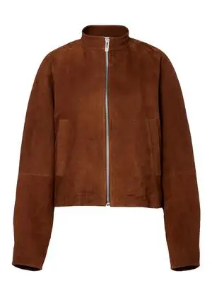 Alaïa Suede Jacket - Brown