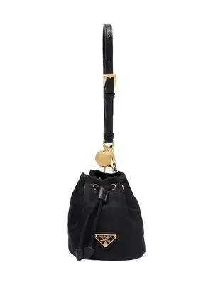 Prada Re-nylon Bag Charm - Black