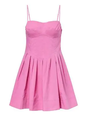 Simkhai Kitt Cotton-blend Minidress - Pink