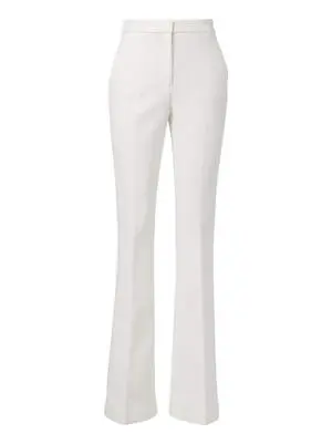 REBECCA VALLANCE Rory High-Rise Crêpe Flared Pants