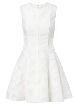 Simkhai Sylvia Jacquard Minidress - White