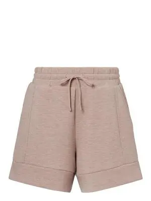 Varley Atrium High-rise Jersey Shorts - Beige