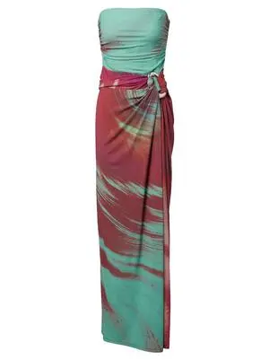Simkhai Emma Printed Jersey Maxi Dress - Multicoloured