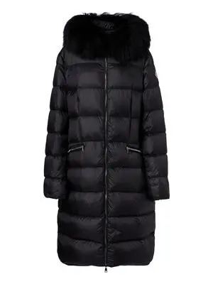 Moncler Boedic Shearling-trimmed Down Jacket - Black