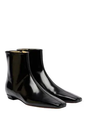 Proenza Schouler Patent Leather Ankle Boots - Black