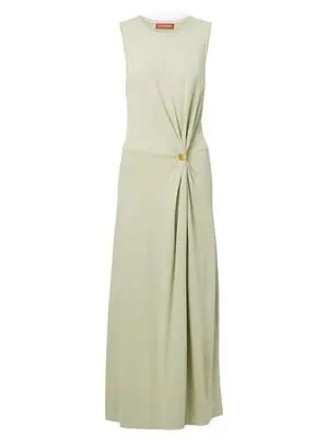 Altuzarra Gathered Maxi Dress - Green