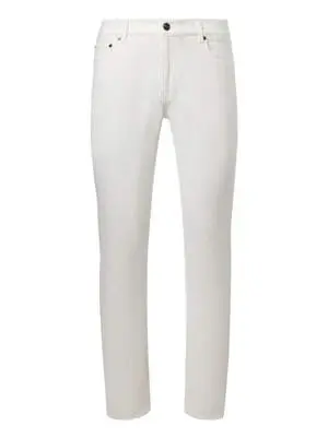 Etro Pegaso Low-rise Straight Jeans - White