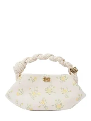 GANNI Mini Floral Canvas Tote Bag - Multicoloured