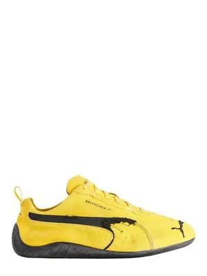Balenciaga Speedcat Suede Sneakers - Yellow