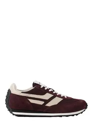 TOM FORD Mesh And Leather-Trimmed Suede Sneakers