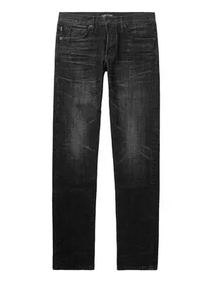 TOM FORD Slim-fit Selvedge Jeans - Black