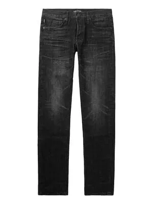 TOM FORD Slim-fit Selvedge Jeans - Black