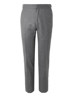 TOM FORD Dyllan Straight-leg Wool-flannel Suit Trousers - Gray