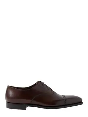 George Cleverley Charles Cap-toe Leather Oxford Shoes - Brown