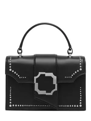 MALONE SOULIERS Mini Leather Audrey Top Handle Bag - Black