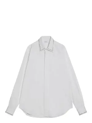 Alexander McQueen Alexander Mc Queen Cotton Shirt With Studs - White