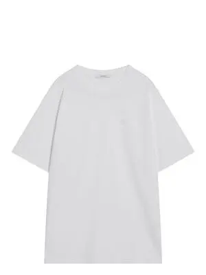 GIVENCHY White Cotton T Shirt With Logo Patch