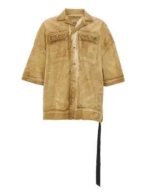 Rick Owens Magnum Tommy Shirt - Beige