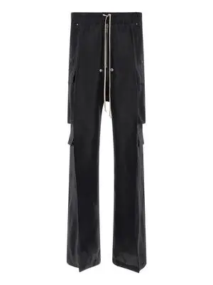 Rick Owens Cargobelas Silk Pants - Black
