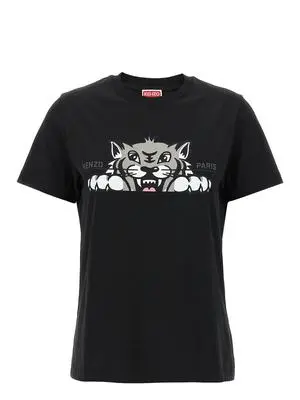 Kenzo Happy Tiger T-shirt - Black