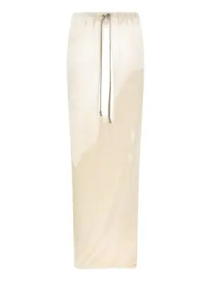 Rick Owens Pillar Jersey Skirt - Beige