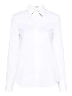 Brunello Cucinelli Cotton Shirt White