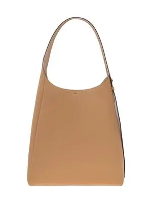 Tory Burch Leather Hobo Bag Marrone Chiaro