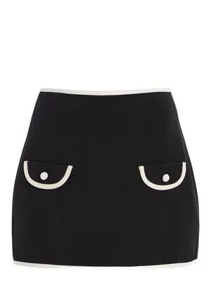 Alexis Rubino Mini Skirt - Black