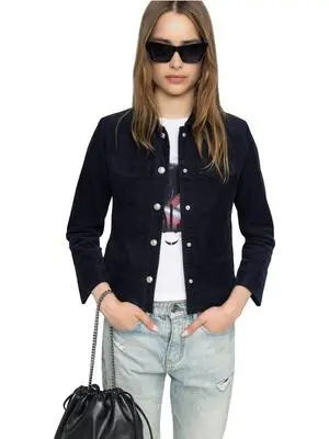 Zadig&Voltaire Liam Corduroy Jacket - Blue
